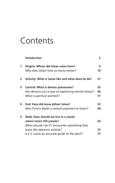 Does Satan Control The World