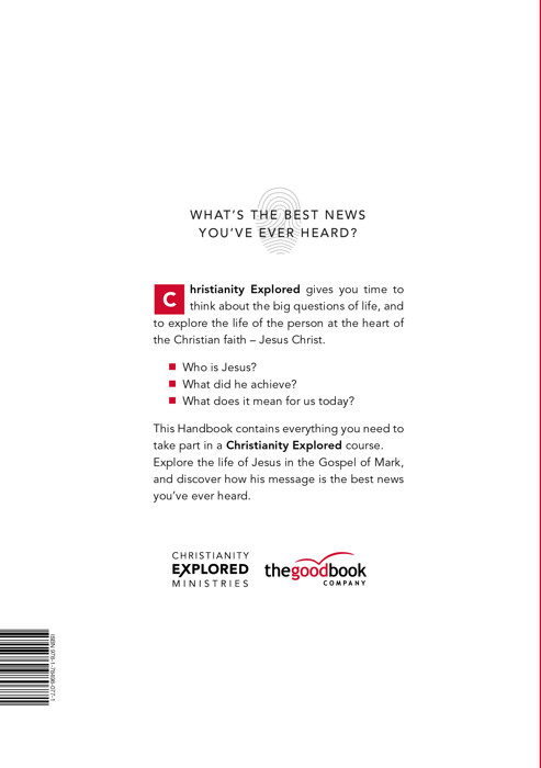 Christianity Explored Handbook - Rico Tice, Barry Cooper | The Good ...