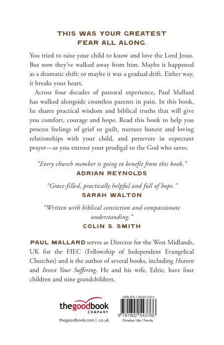 When Children Walk Away from Jesus - Paul Mallard | The Good Book Company