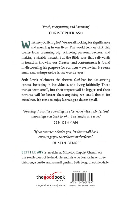 Dream Small - Seth Lewis | The Good Book Company
