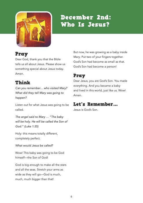 God's Big Promises: Advent Calendar and Family Devotions - Carl ...