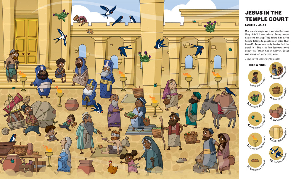 Seek and Find: New Testament Bible Stories - Sarah Parker, Andre Parker ...