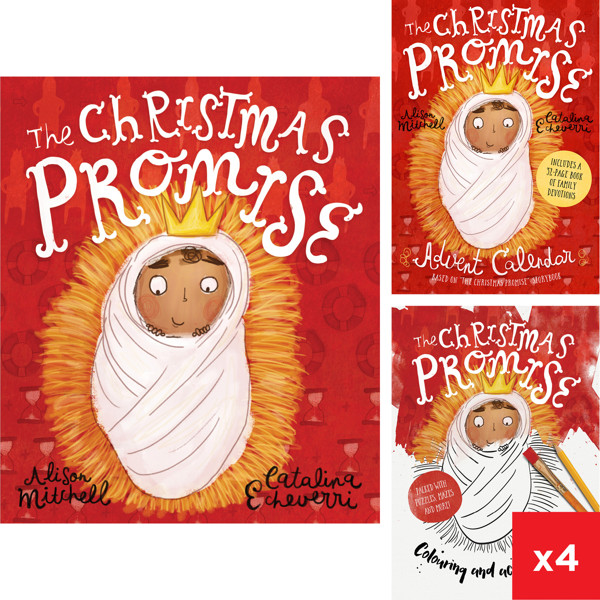The Christmas Promise Storybook and Advent Calendar and 4 Coloring ...