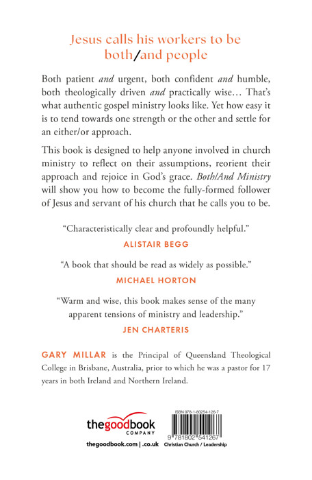 Both/And Ministry - Gary Millar | The Good Book Company